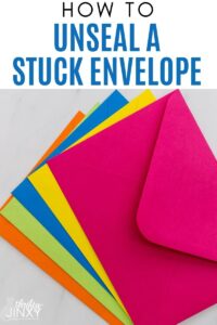 How to Rescue a Stuck Envelope - Thrifty Jinxy