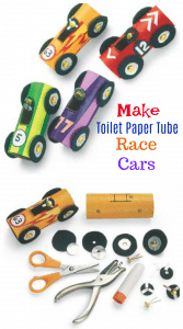 Cars 2 Craft Project - Make Toilet Paper Tube Race Cars - Thrifty Jinxy