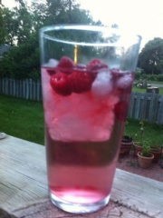 My Raspberry Sparkler Summer Drink Recipe - Thrifty Jinxy
