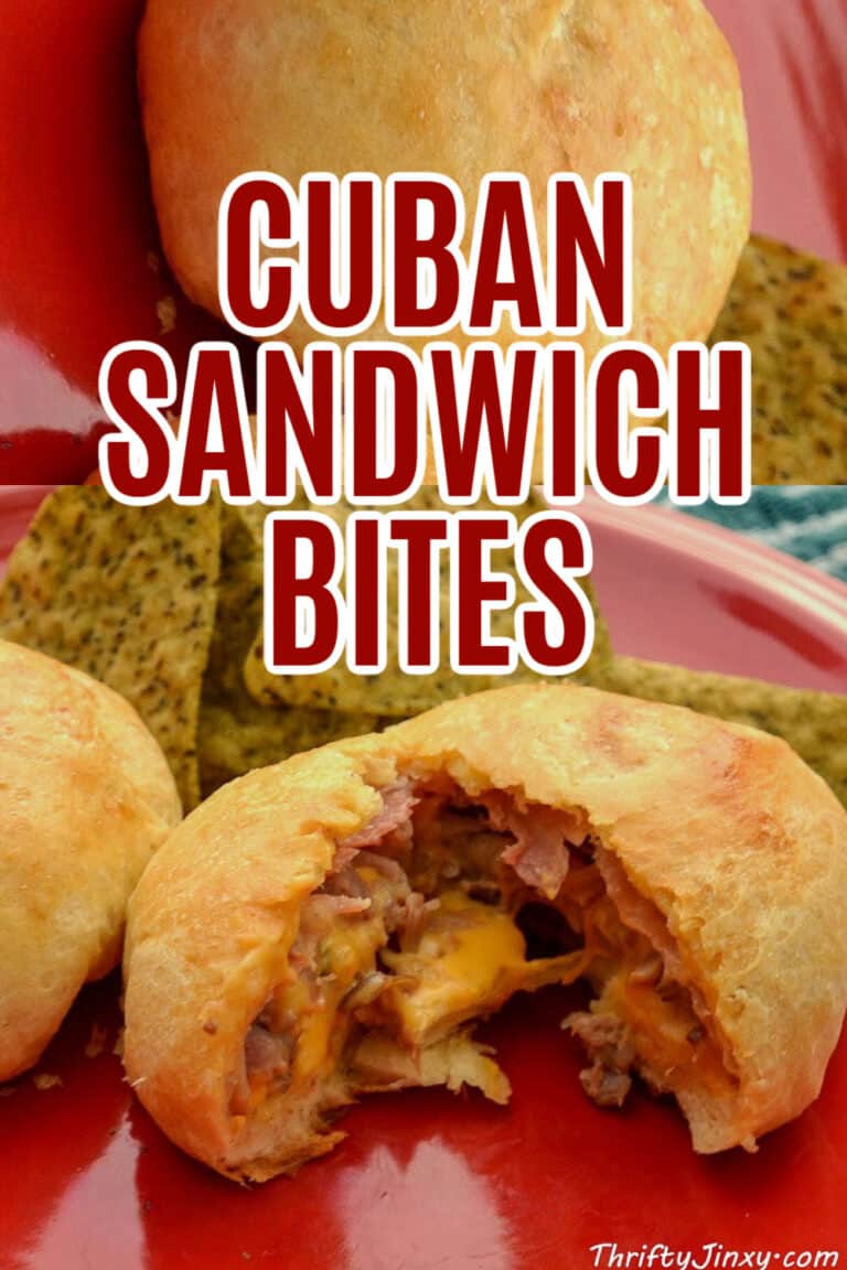 Cuban Sandwich Bites Recipe - Filled with Velveeta! - Thrifty Jinxy