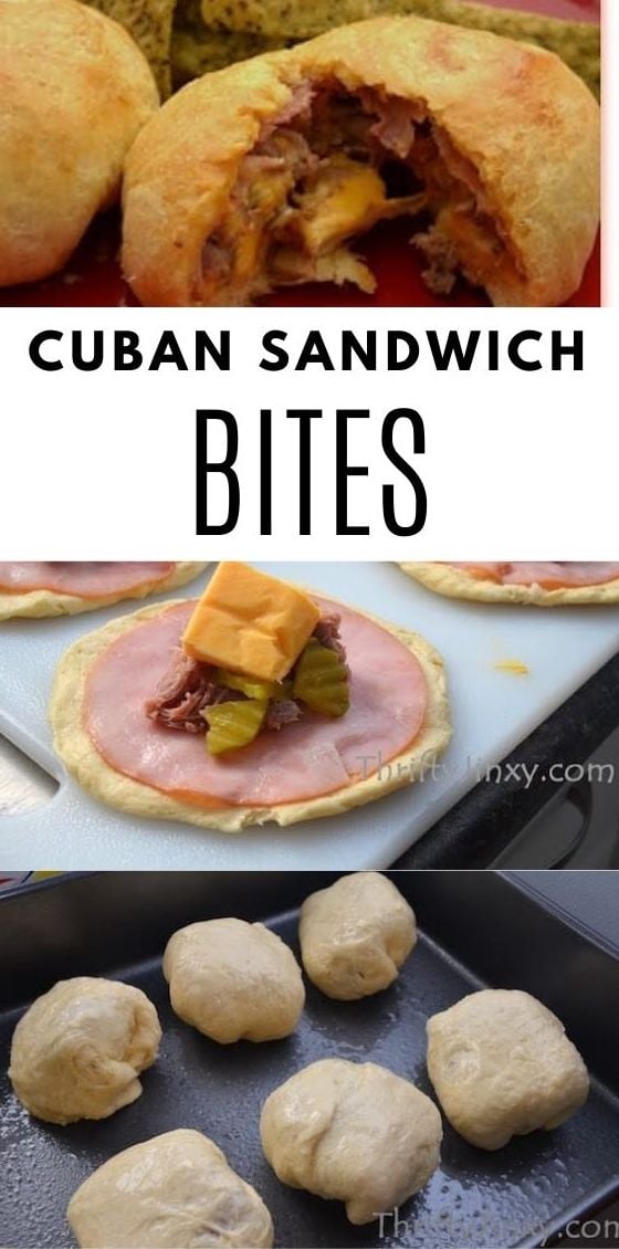 Cuban Sandwich Bites Recipe - Filled with Velveeta! - Thrifty Jinxy