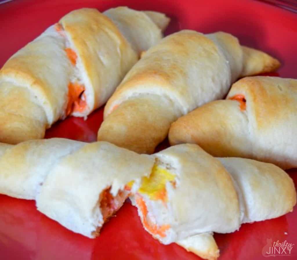 Reese's Pieces Roll-Ups Dessert Recipe - Only 2 Ingredients! - Thrifty ...