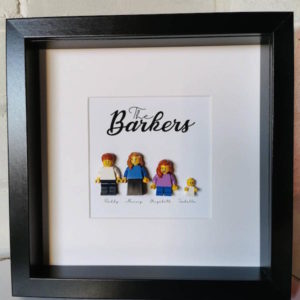 Create Your Own Custom LEGO Minifigure Family Holiday Card - Thrifty Jinxy