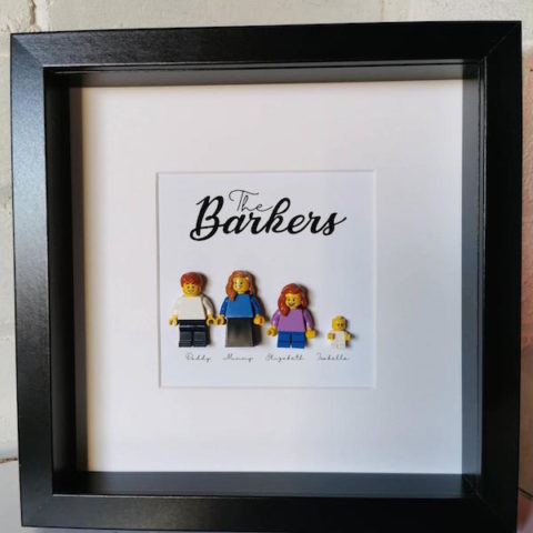Create Your Own Custom LEGO Minifigure Family Holiday Card - Thrifty Jinxy