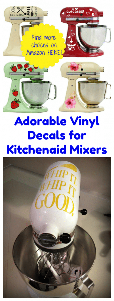 Adorable Vinyl Decals for KitchenAid Mixers - Starting at Only $5.99 ...