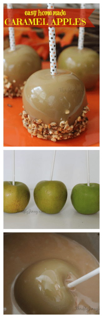 Easy Homemade Caramel Apple Recipe - Thrifty Jinxy Easy Homemade Caramel Apple Recipe - Thrifty Jinxy