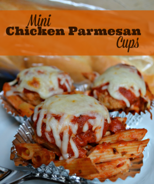 Mini Chicken Parmesan Cups Recipe - Thrifty Jinxy