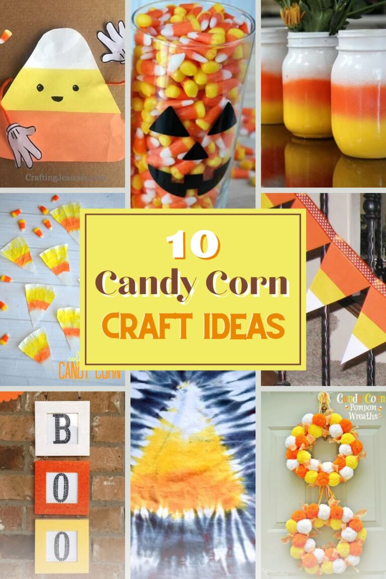 10 Candy Corn Craft Ideas - Thrifty Jinxy