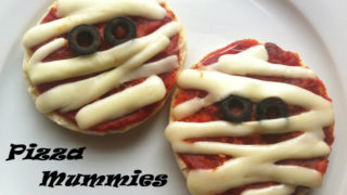 Fun Halloween Recipe: Mummy Pizzas - Thrifty Jinxy
