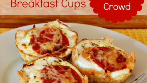 Pepperoni Breakfast Cups - Thrifty Jinxy