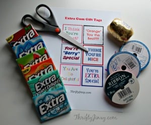 Give EXTRA This Holiday Season with Extra Gum - Gift Card Printables ...