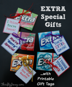 Give EXTRA This Holiday Season with Extra Gum - Gift Card Printables ...