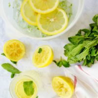 Mint-Infused Lemonade Recipe - Thrifty Jinxy