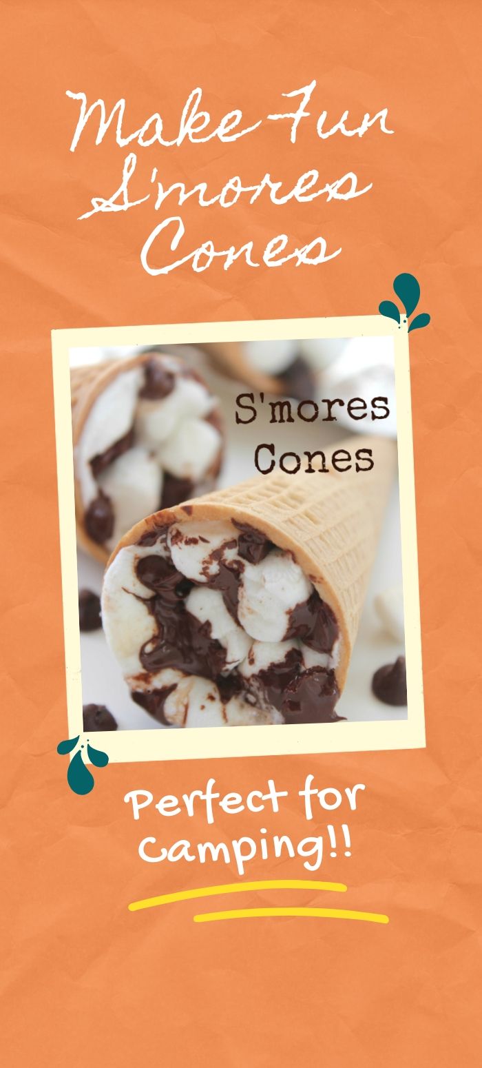 S'mores Cones Recipe - Perfect for Campfire, BBQ Grill or Oven ...
