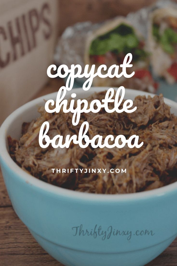 Copycat Chipotle Barbacoa Recipe - Thrifty Jinxy