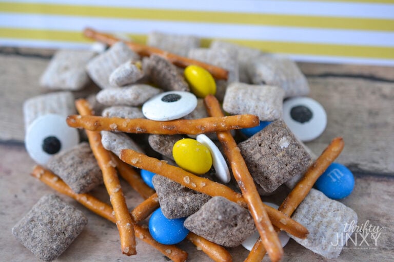 Minions Snack Mix Recipe - Thrifty Jinxy
