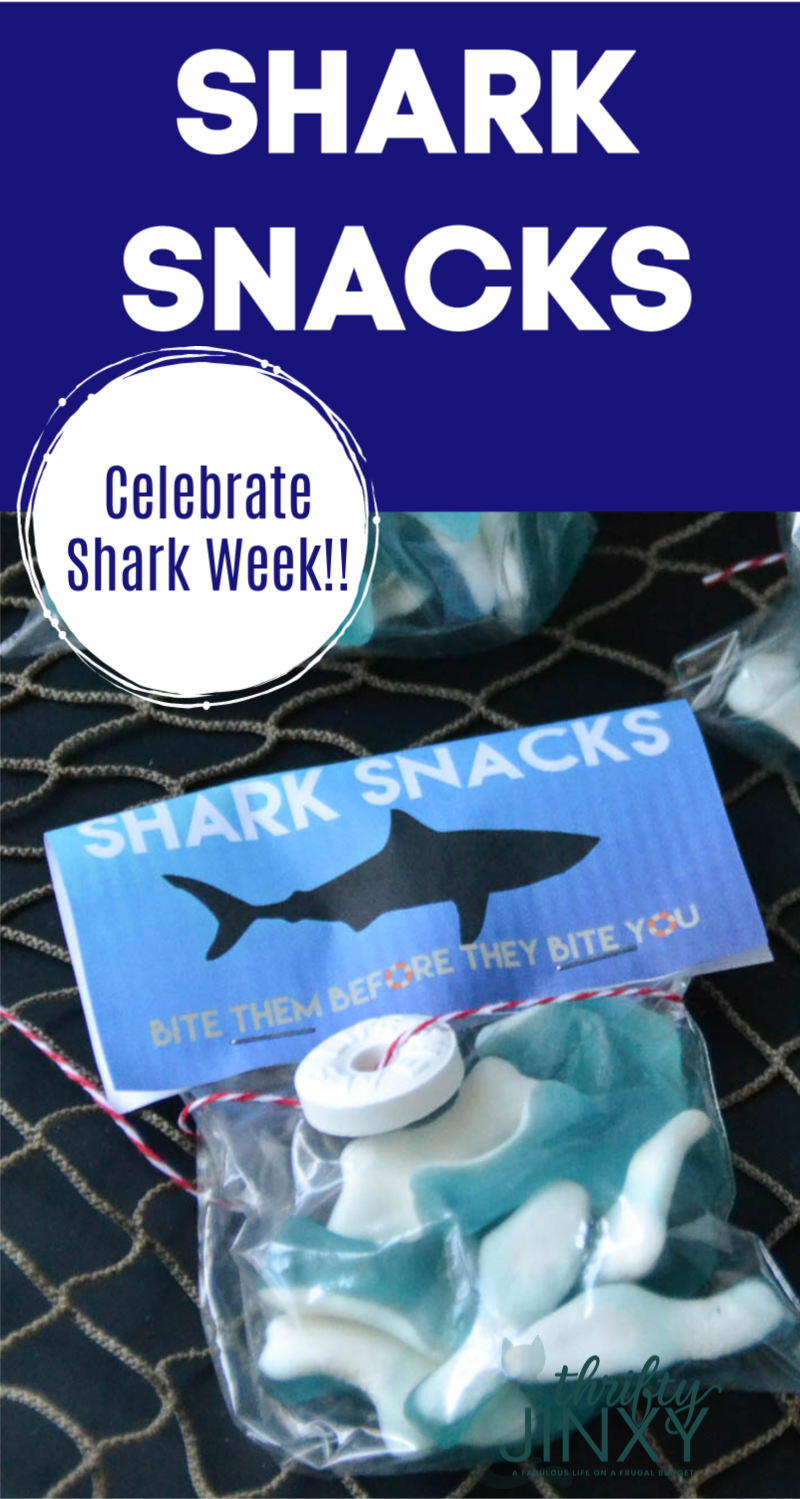 DIY Shark Snacks with Free Printable Labels - Perfect for Shark Week ...