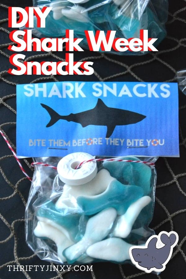 DIY Shark Snacks with Free Printable Labels - Perfect for Shark Week ...