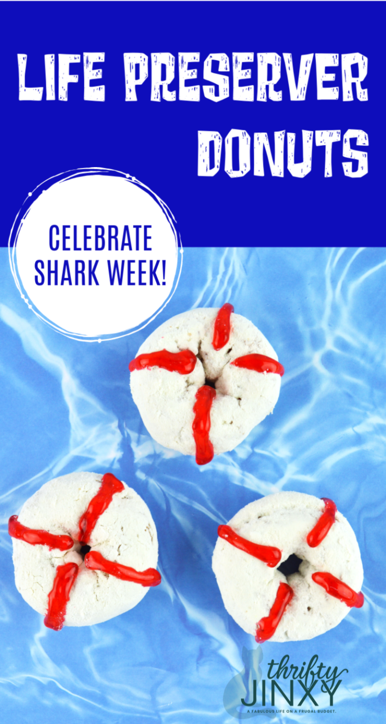 DIY Life Preserver Donuts - Perfect for Beach Parties or Shark Week ...