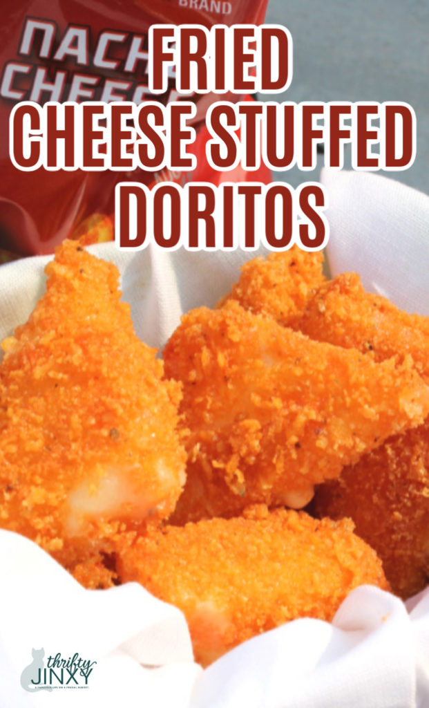 Fried Cheese Stuffed Doritos Recipe - Thrifty Jinxy
