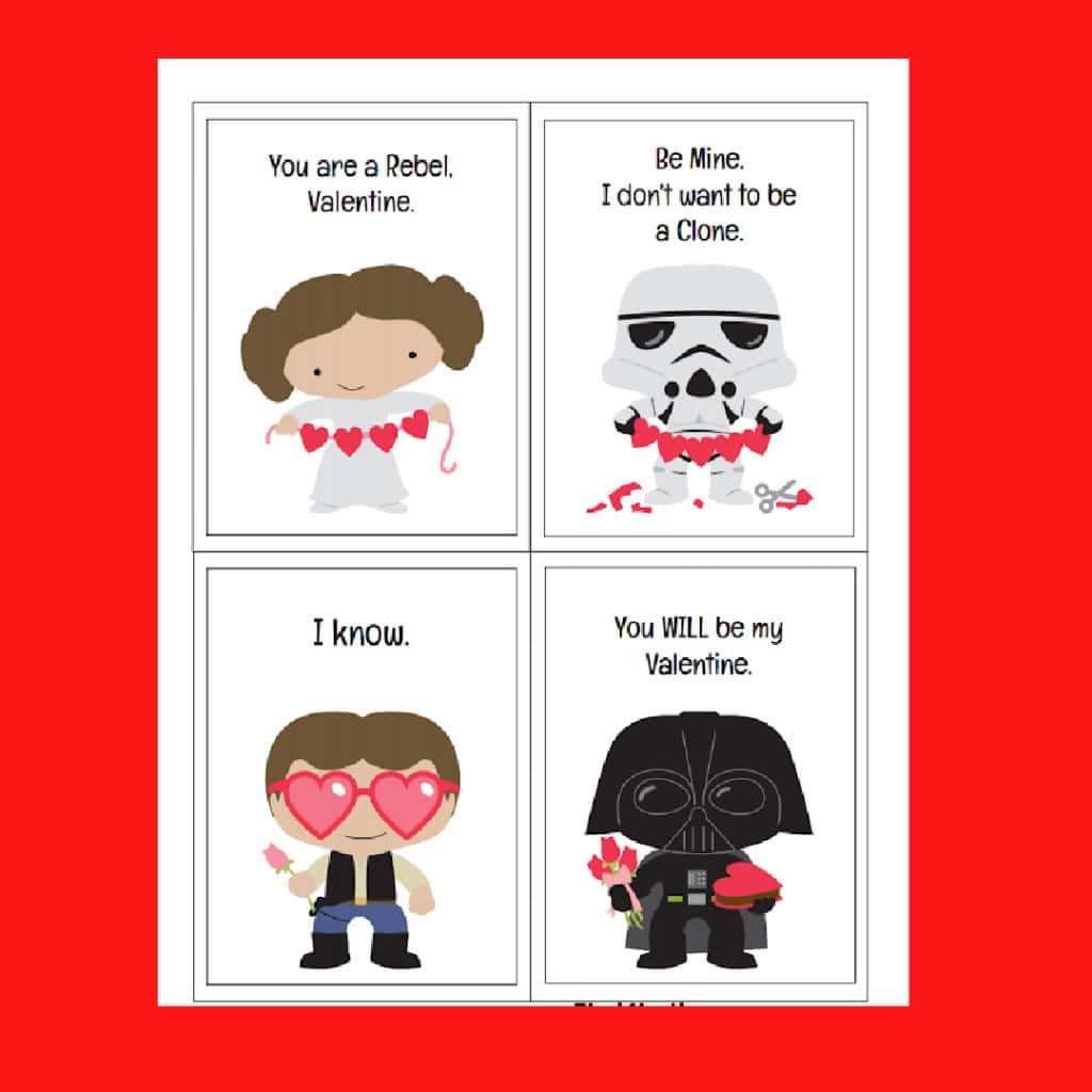 Star Wars Valentine Ideas - Recipes, Printables and More - Thrifty Jinxy