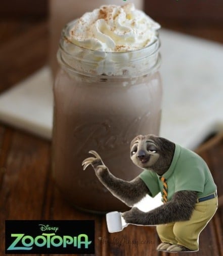 Zootopia Sloth Chocolate Recipe - Thrifty Jinxy