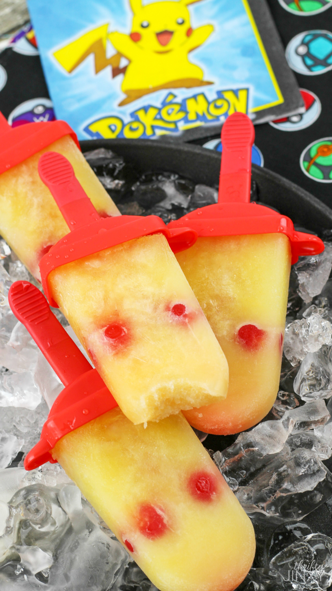 Pokemon Ice Pops Recipe - Pikachu Pokepops! - Thrifty Jinxy