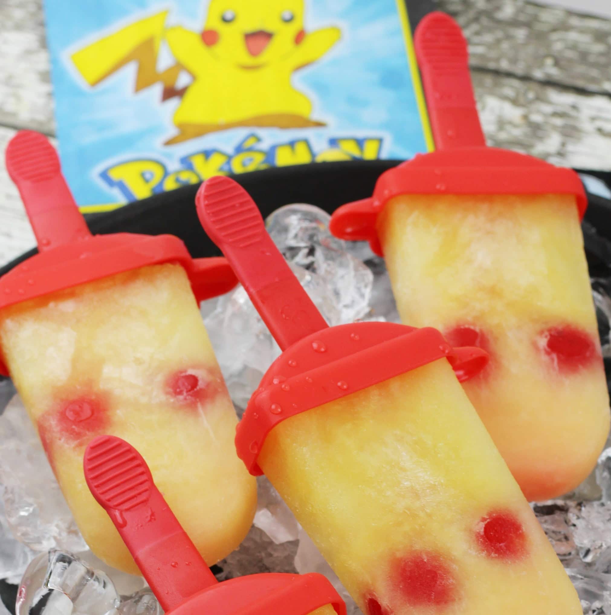 Pokemon Ice Pops Recipe - Pikachu Pokepops! - Thrifty Jinxy