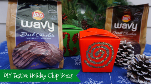 DIY Festive Holiday Chip Boxes - Thrifty Jinxy