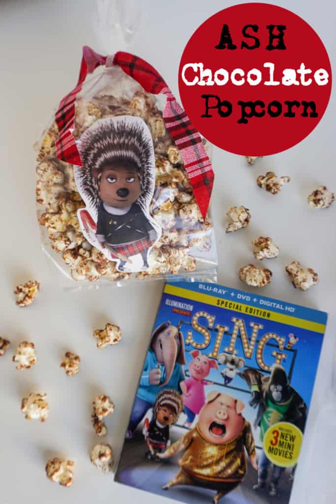 Plan a SING Family Movie Night with Ash Chocolate Popcorn Recipe ...