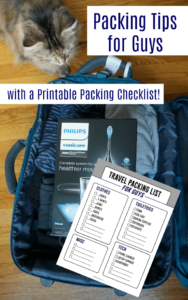 Packing Tips for Men - With a Handy Printable Packing Checklist ...