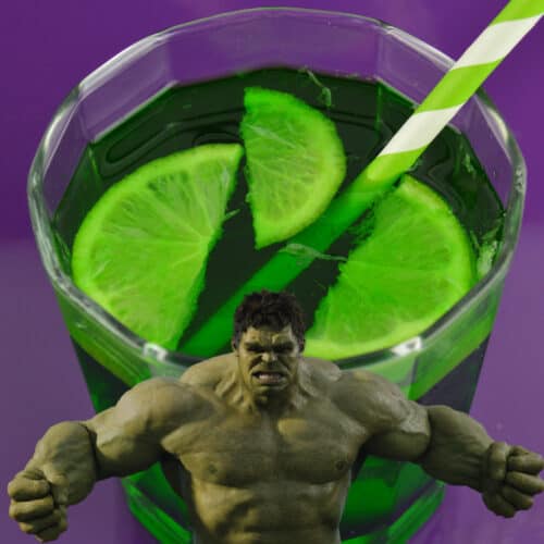 Hulk Punch Recipe: A Superhero Party Drink - Thrifty Jinxy