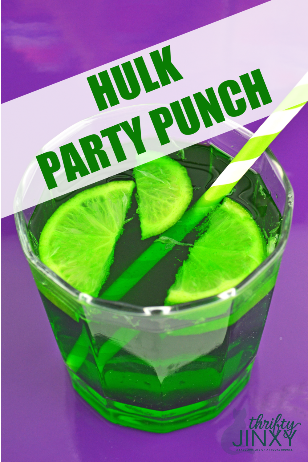 Hulk Punch Recipe: A Superhero Party Drink - Thrifty Jinxy
