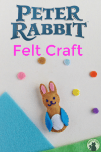 Peter Rabbit Craft with Felt - It's So Cute! - Thrifty Jinxy