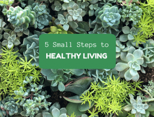5 Small Steps to Healthy Living - Thrifty Jinxy