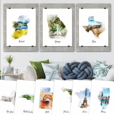 Minnesota Map Canvas Prints Just $3.49! - Thrifty Minnesota