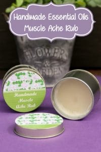 Handmade Essential Oils Muscle Rub - Thrifty Jinxy