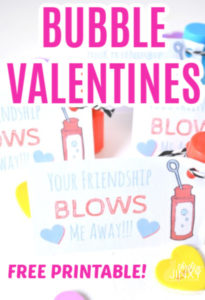 Bubbles Classroom Valentines "Your Friendship Blows Me Away" with Free ...
