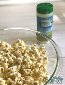 Easy Ranch Seasoned Popcorn Recipe - Thrifty Jinxy