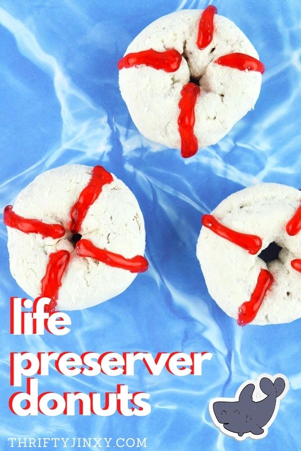 DIY Life Preserver Donuts - Perfect for Beach Parties or Shark Week ...