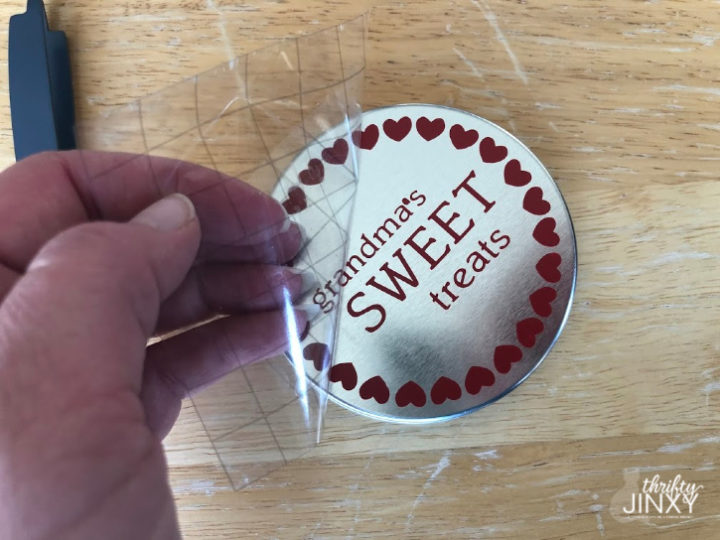 Make Grandma's Candy Jar with Cricut - Thrifty Jinxy