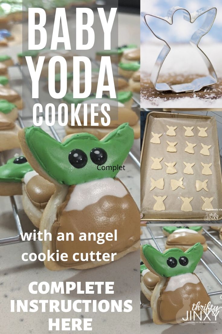 How to Make Baby Yoda Cookies with Step-by-Step Instructions - Thrifty ...