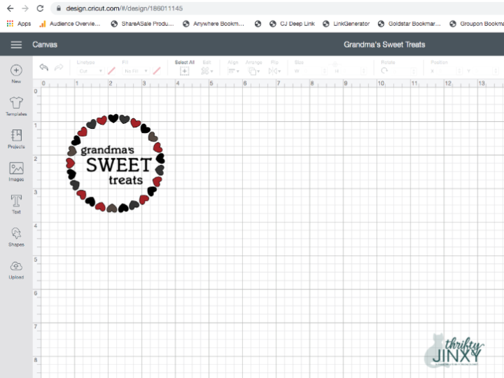 Make Grandma's Candy Jar with Cricut - Thrifty Jinxy