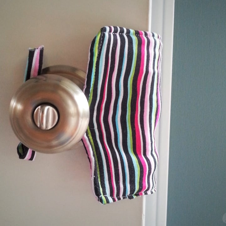 Make This Easy DIY Door Silencer - Keep the House Quiet! - Thrifty Jinxy