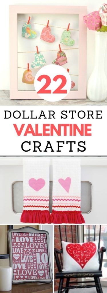 Darling Dollar Store Valentine Crafts - Thrifty Jinxy
