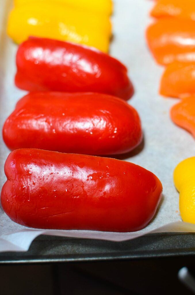 Oven-Roasted Sweet Peppers Recipe - Thrifty Jinxy