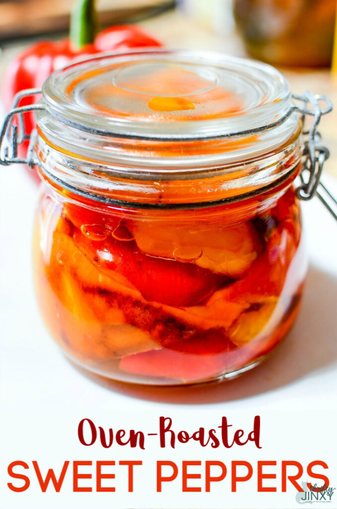 Oven-Roasted Sweet Peppers Recipe - Thrifty Jinxy