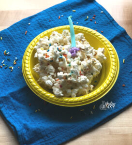 Trolls Popcorn Recipe - Movie Night Snack - Thrifty Jinxy