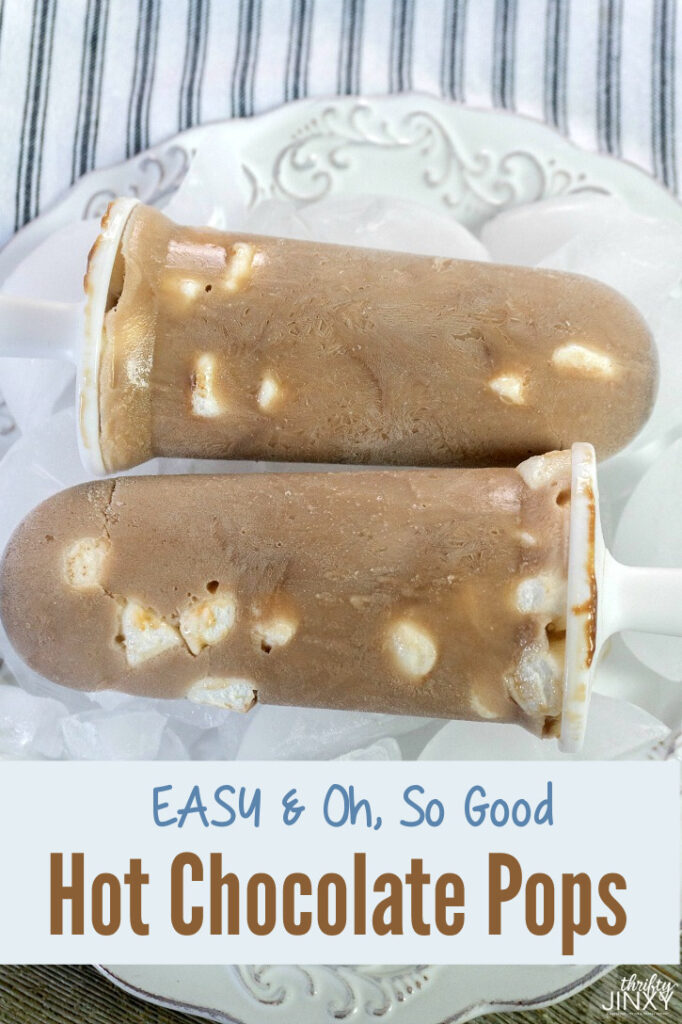 Frozen Hot Chocolate Pops Recipe - Thrifty Jinxy