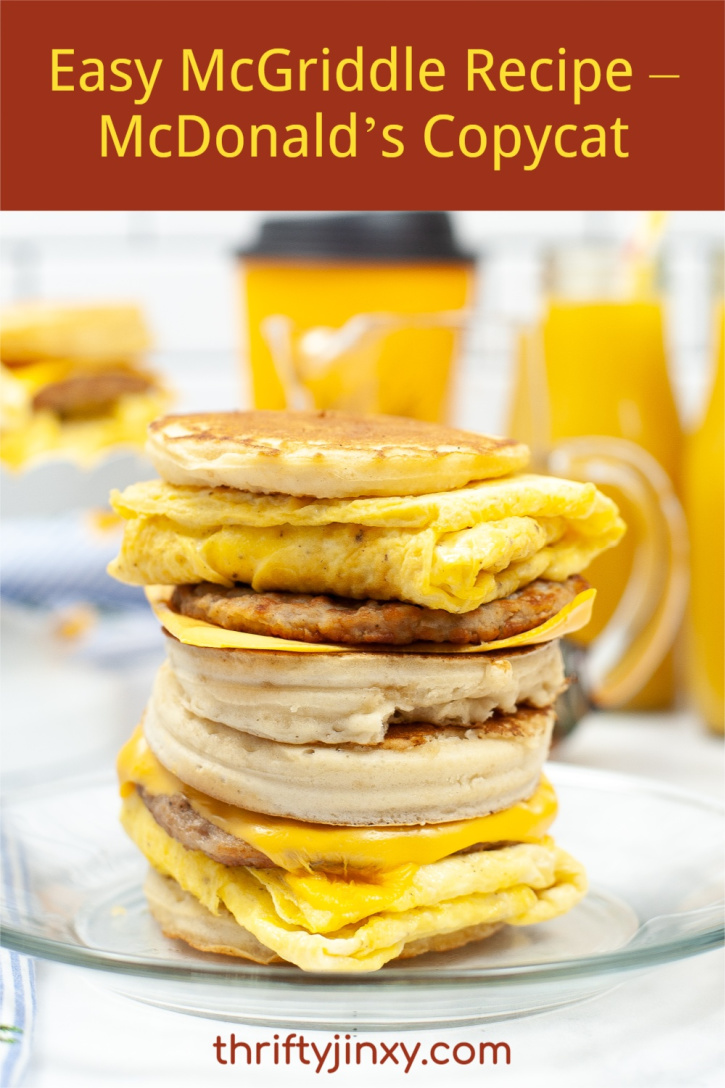 Easy McGriddle Recipe – McDonald’s Copycat - Thrifty Jinxy